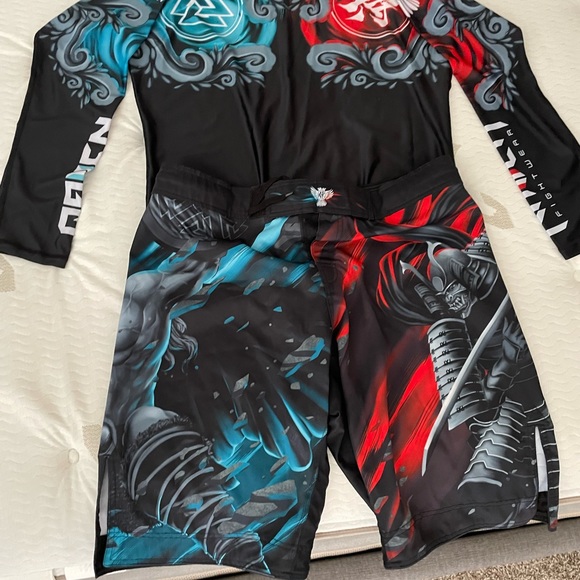 Raven | Other | Raven Fight Wear Rash Guard And Shorts | Poshmark